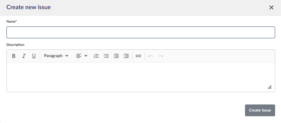 Issues & Incidents Registers overview